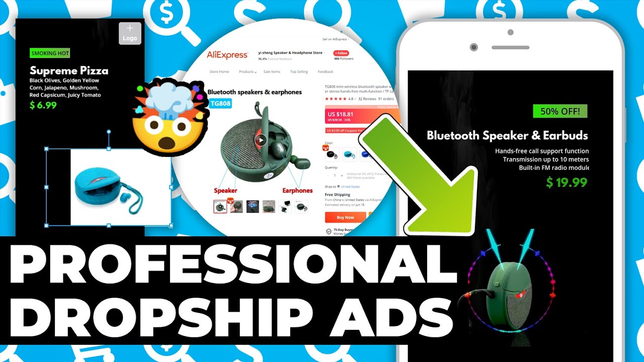 How to Make PROFESSIONAL Dropship Ads Using AliExpress Photos & Videos ...