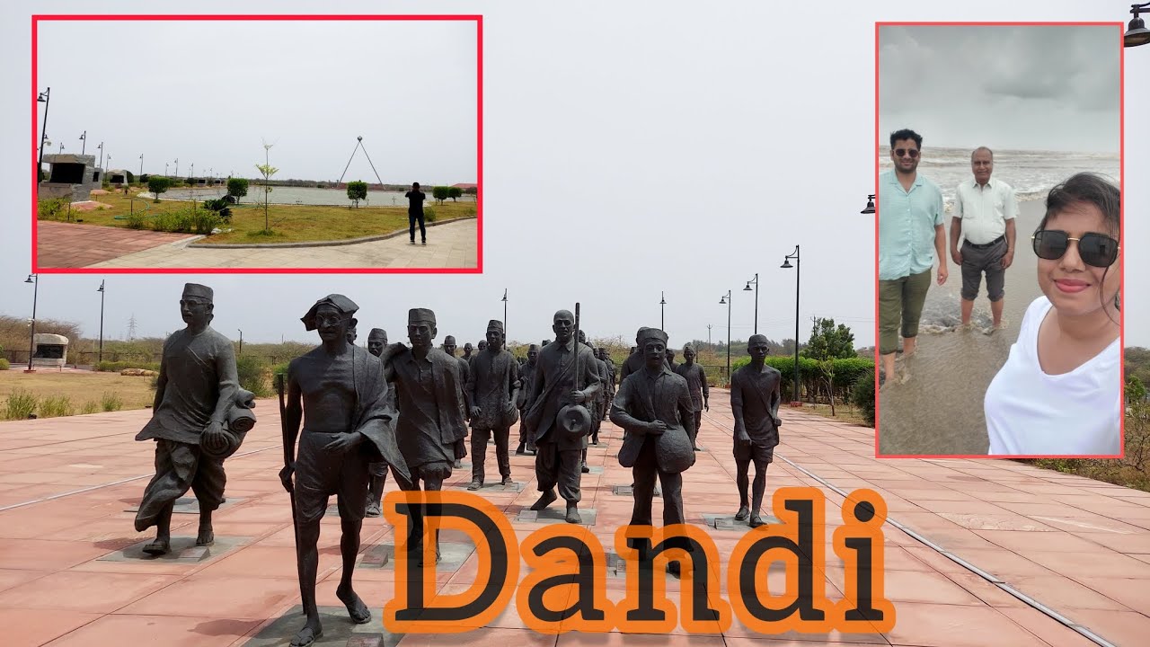 Dandi beach । Dandi beach Navsari । National Salt Satyagrah Memorial ...