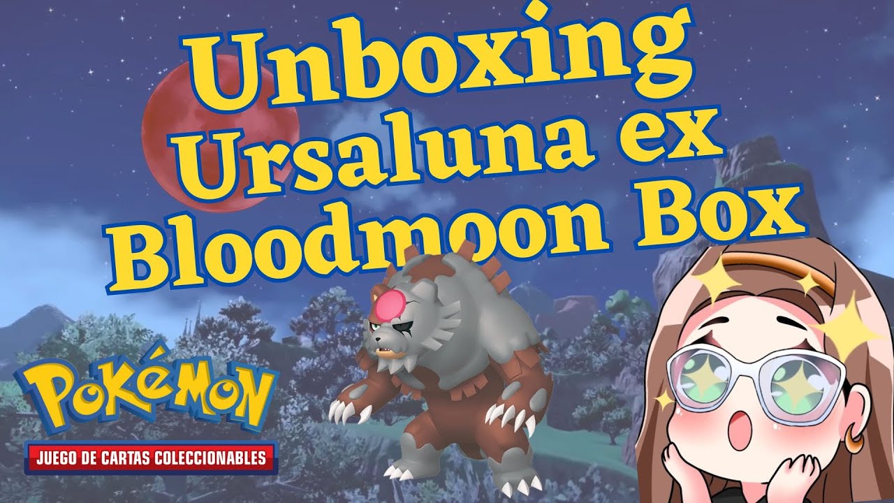 Unboxing Bloodmoon Ursaluna ex Box | Pokémon TCG ️‍🔥 - YouTube