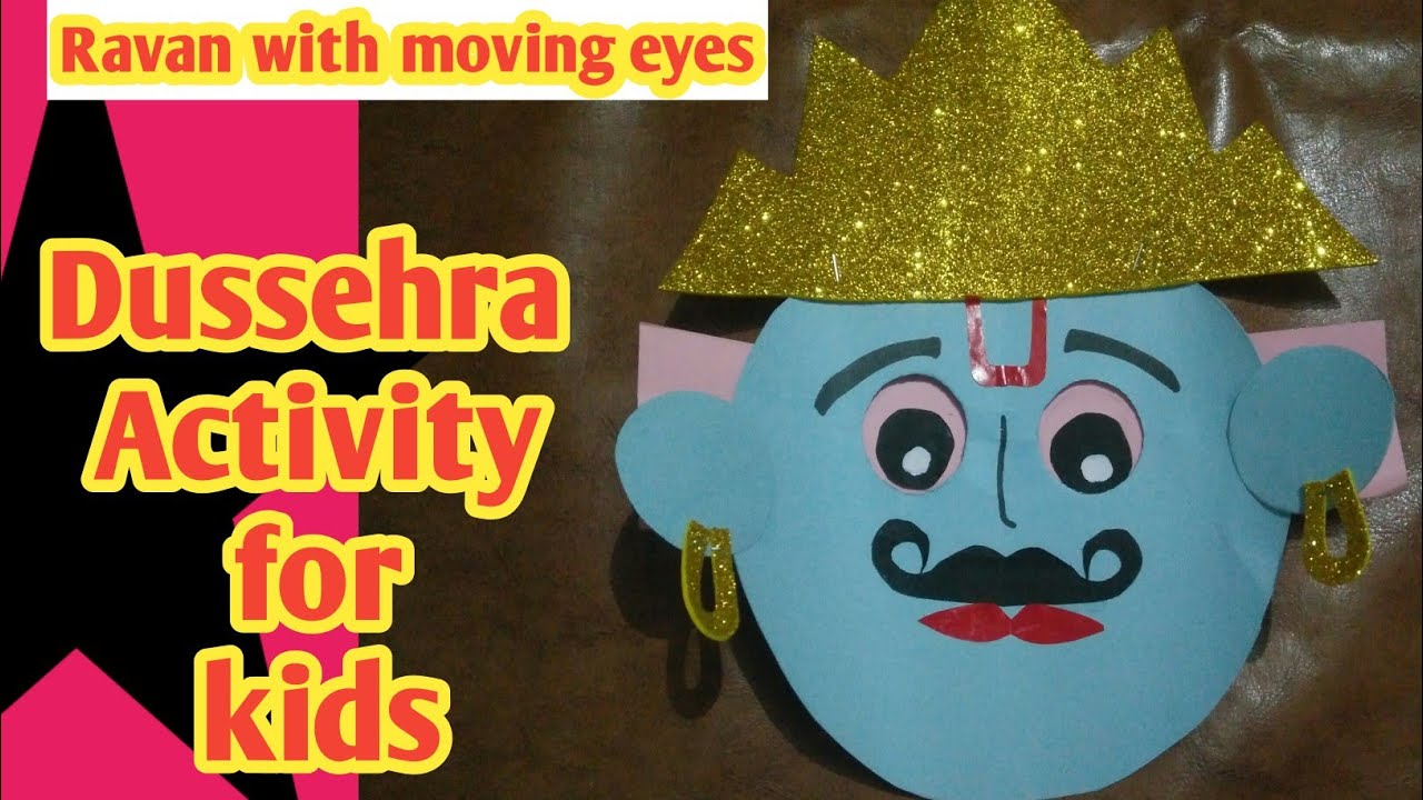 Dussehra Activity for kids || Dussehra Craft Activity || Dussehra ...