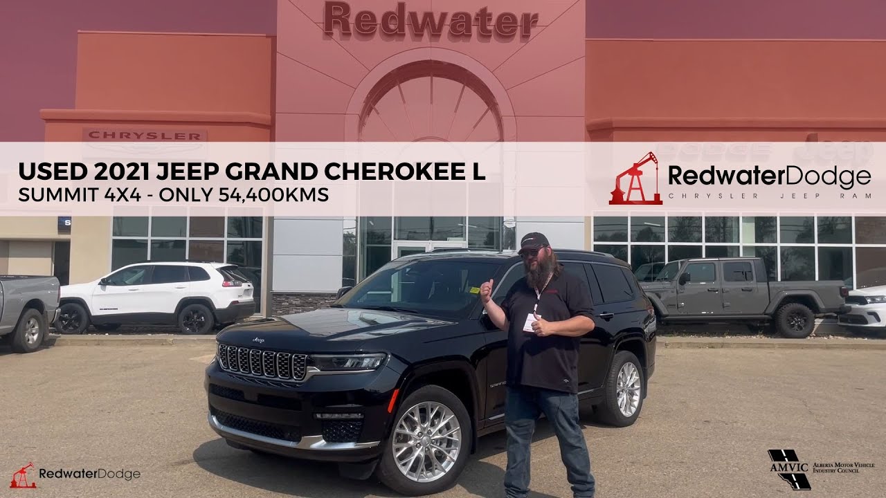 Used 2021 Jeep Grand Cherokee L Summit 4x4 - Low KMs | Stock # P1418 ...