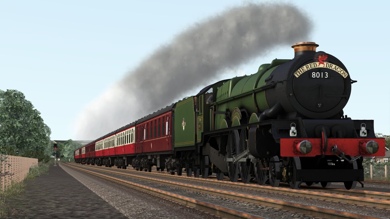 Train Simulator 2021 - GWR 8000 Cathedral Class Departs Severn Tunnel ...