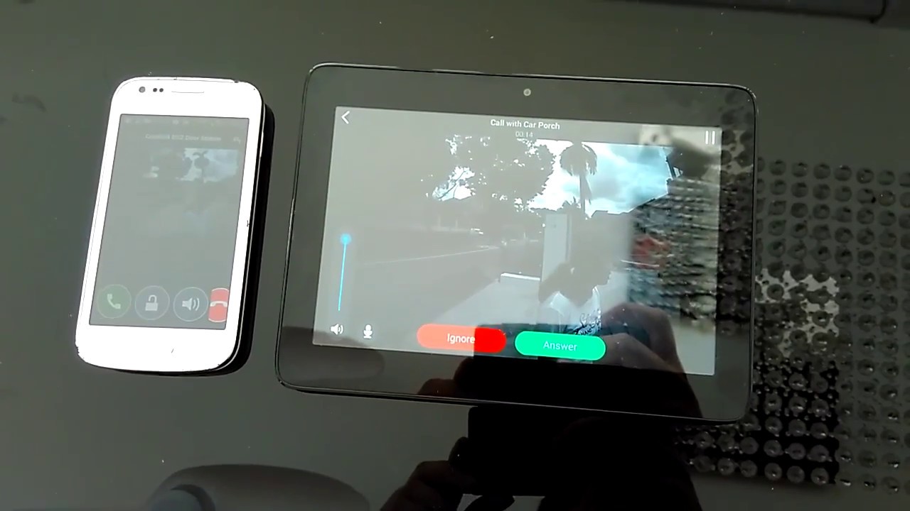 Intercom communication with Portable Tablet and Mobile - YouTube