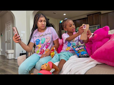 Annoying little sister copies her big sister. | Pretty Girl London Skits