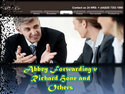 Abbey Forwarding v Richard Hone and Others - YouTube