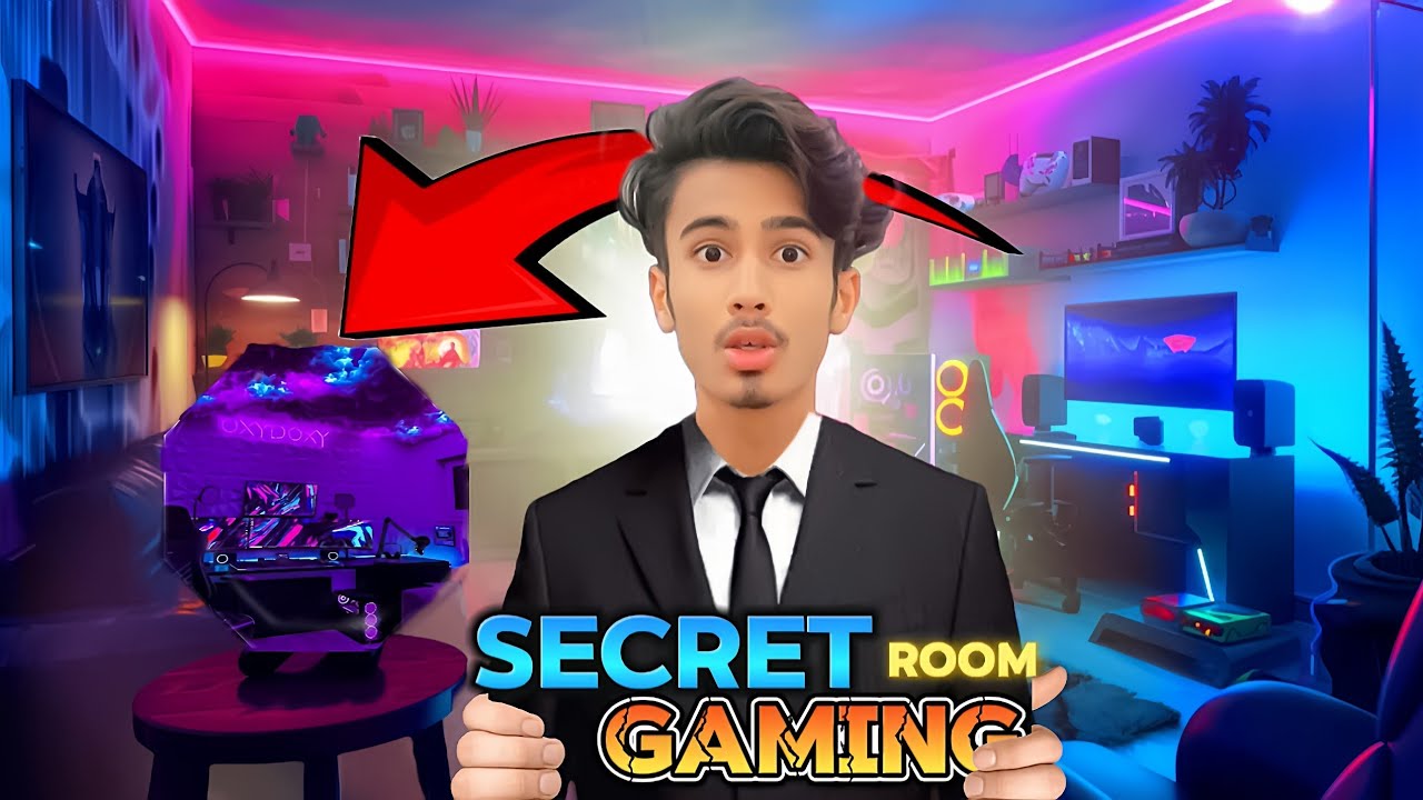 I Built a Secret Gaming Room in My house 🏡 - YouTube