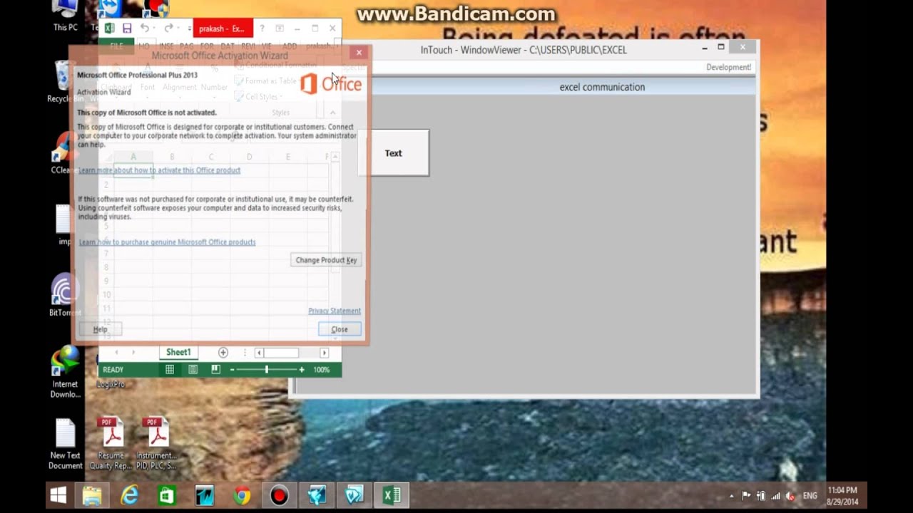 intouch excel communication - YouTube