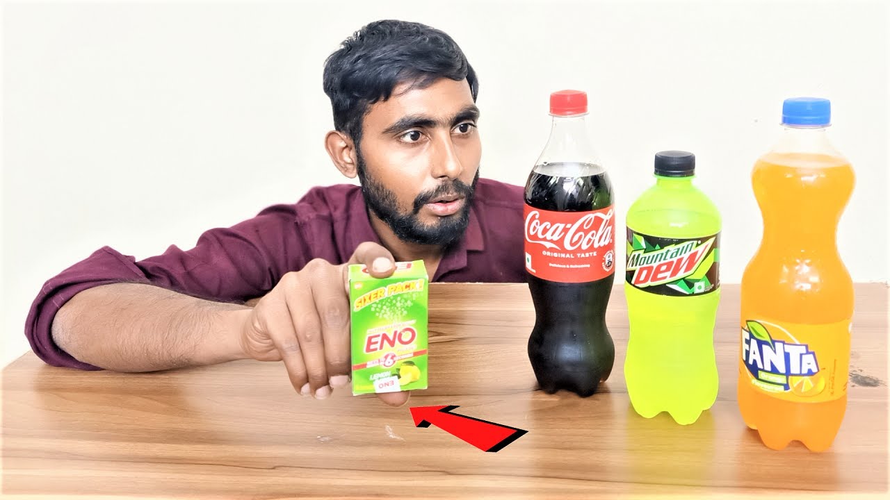 ENO vs COLD DRINKS (Coca Cola, Fanta, Dew) | ये देख कर आपके 100% होश ...