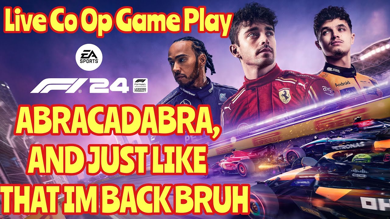 F124, Co Op Live Game Play, With The Stevie DVD, Fanatec DD Pro On The ...