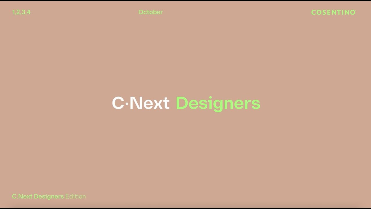 C·Next Designers Europe is coming soon | Cosentino - YouTube