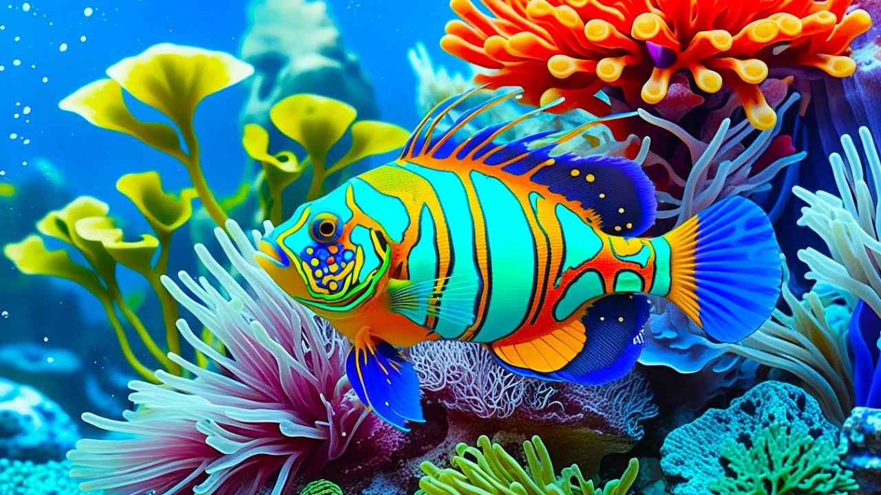 Natural Fish Tank 4K VIDEO - A Wonderland of Colors, Captivating ...