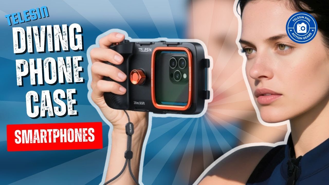 TELESIN Photography Underwater Diving Case IP68 w/ BT Remote for ...