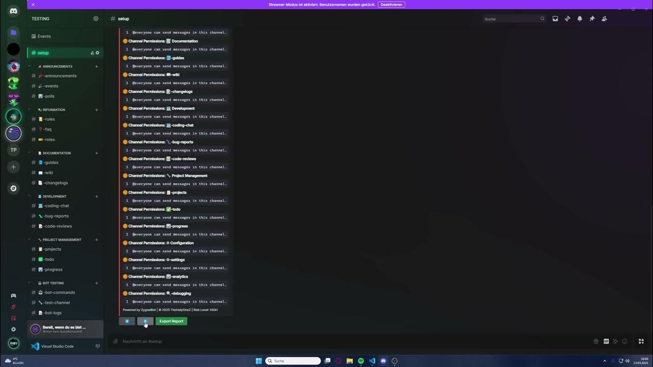 🛡️ ZygnalBot V7.7.9 – Comprehensive Security Audit Command to Strengthen Your Discord Server! 🔐 ...
