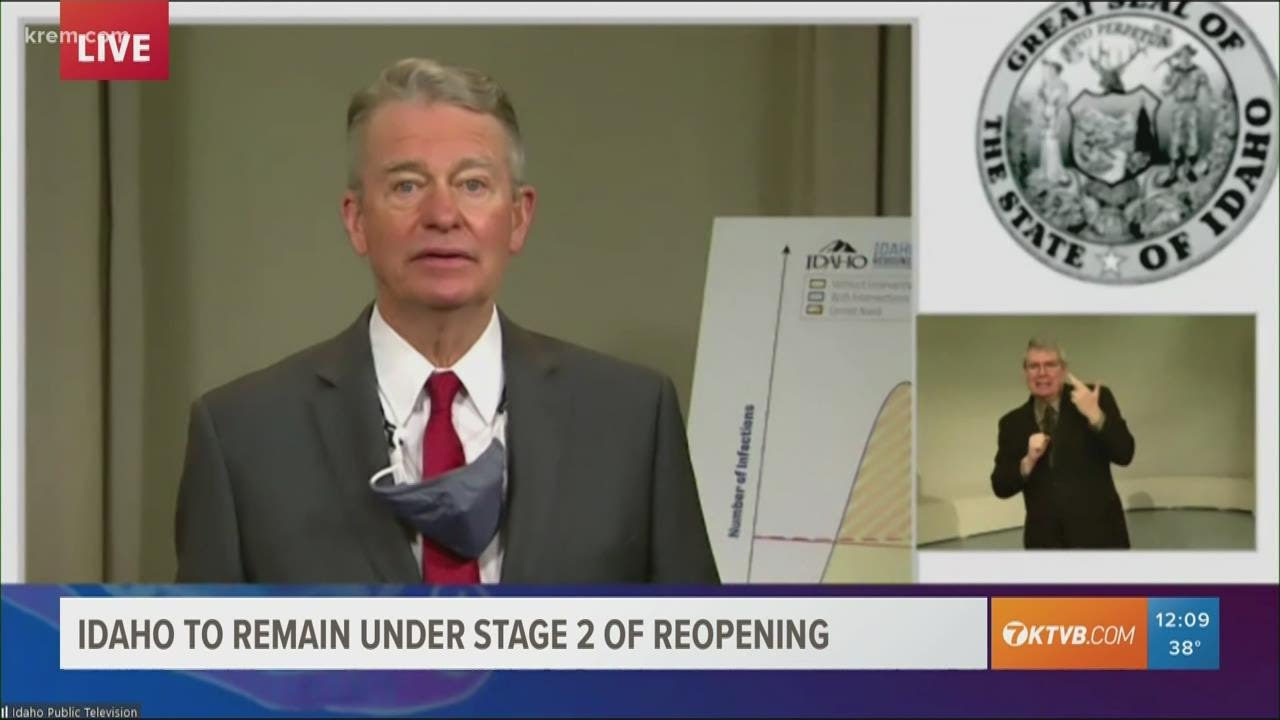 Gov. Little extends stage 2 restrictions, no state mask mandate and ...