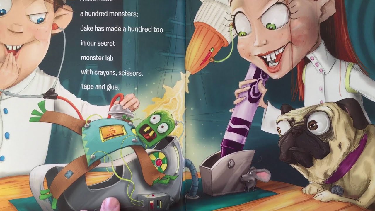 Reading 'Paper Monsters' the Picture Book! - YouTube