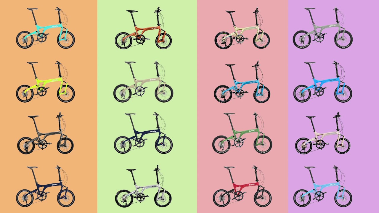 Birdy Bicycles in 17 Frame Colours!!! - YouTube