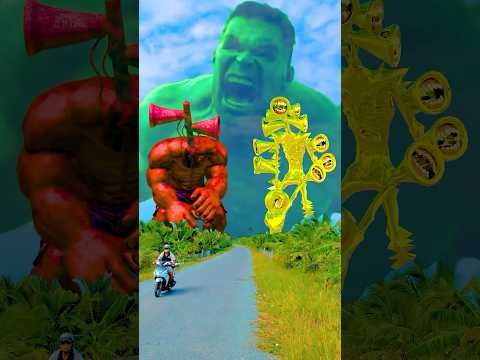 transform into hulk to fight siren head lvl 999 gold, siren head hulk