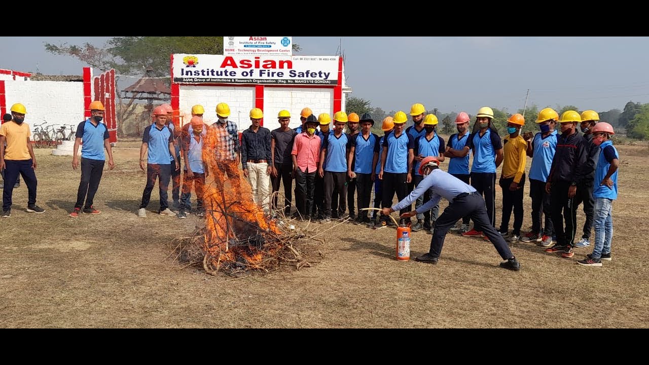 1st Day of Fire Fighting Practical - YouTube