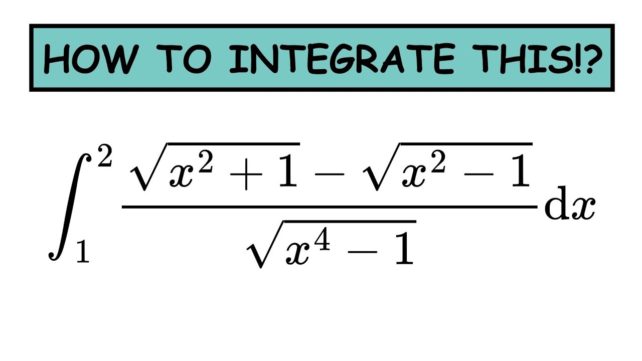 Daily Integral CHALLANGE??! | Can You Solve This?! - YouTube