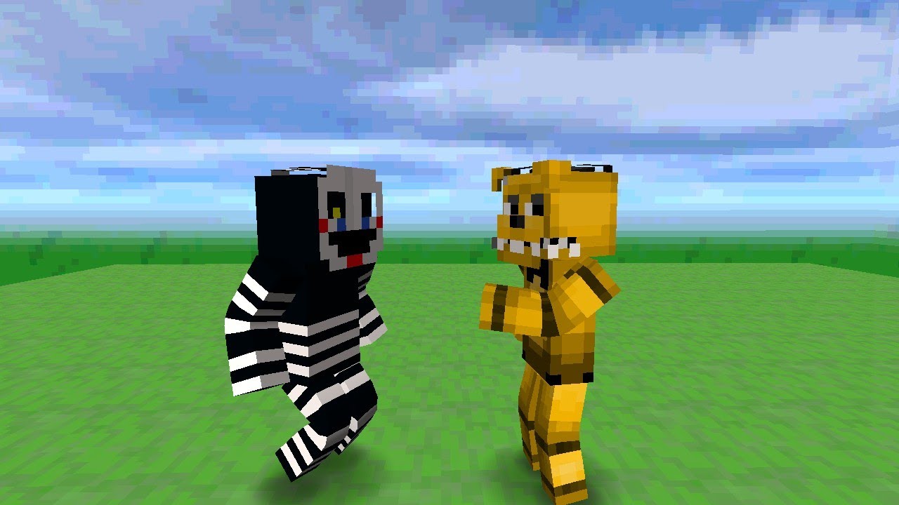 Puppet vs Golden Freddy| Minecraft Fnaf Random Night 14 - YouTube