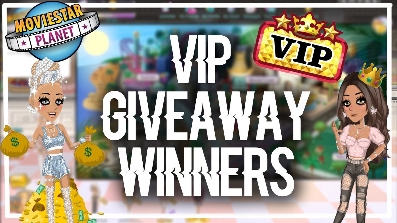 MSP VIP GIVEAWAY WINNERS! - YouTube