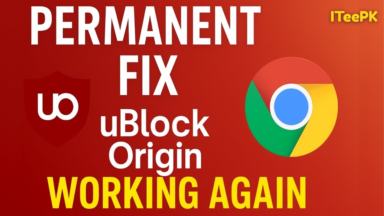 How to get Ublock Origin? | Keep Chrome permanently Working with uBlock ...