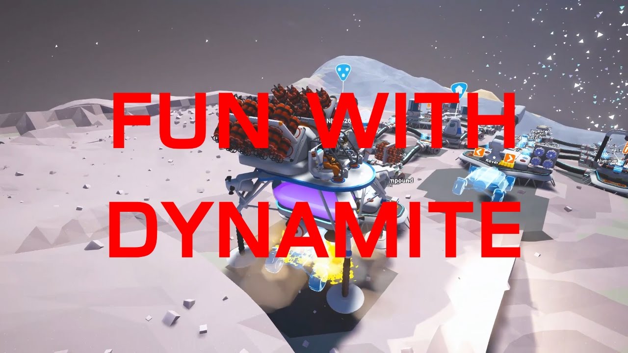ASTRONEER: FUN WITH DYNAMITE! - YouTube