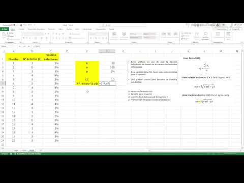Cartas de Control - Grafica NP (Numero de defectos) [Excel] - YouTube