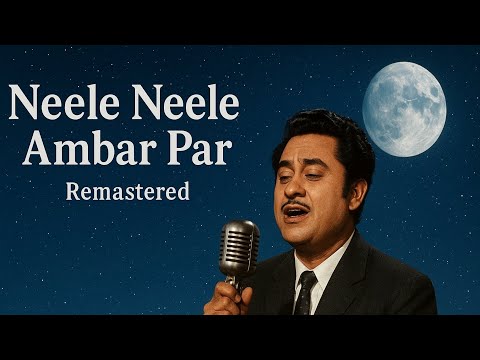 Neele Neele Ambar Par | Kishore Kumar | Remastered
