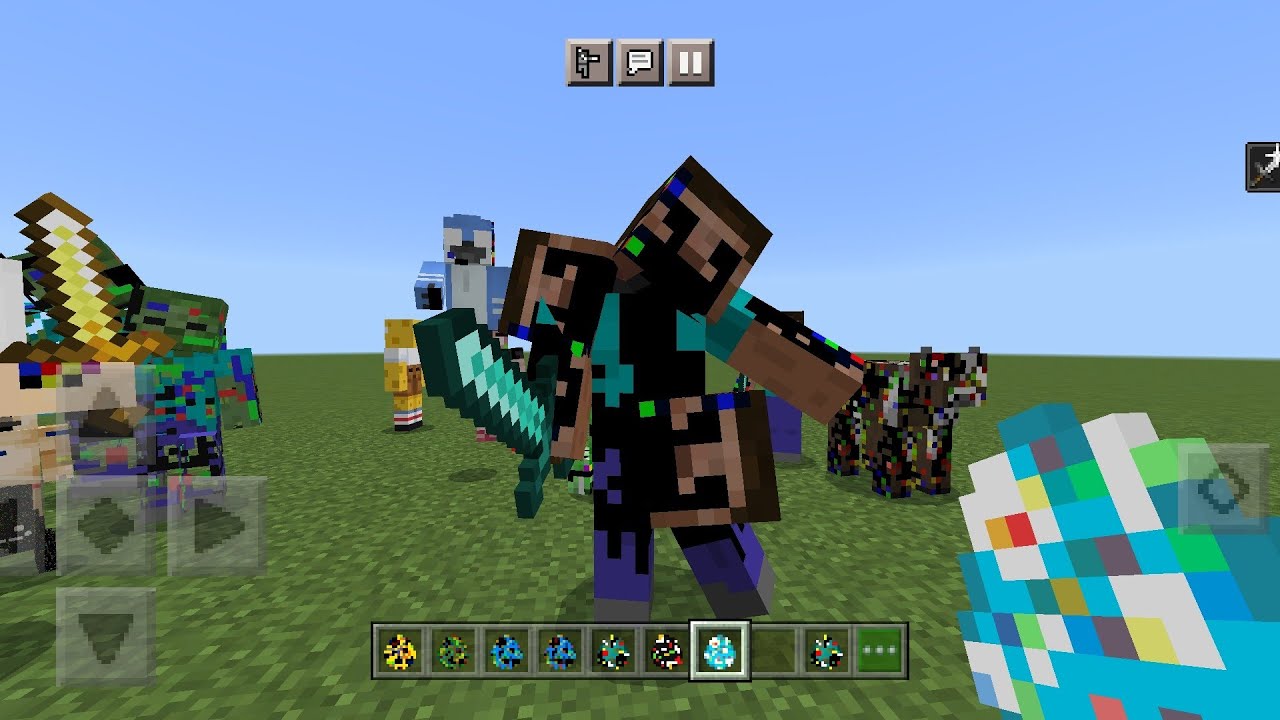 Learning With Pibby Glitch Addon in Minecraft PE - YouTube