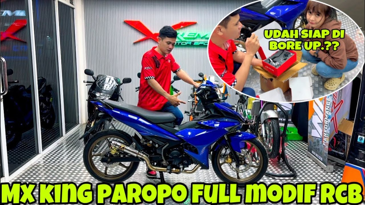 MODIF MX KING PAROPO SAMPE TAMAT‼️PASANG FULL RCB RACING - YouTube