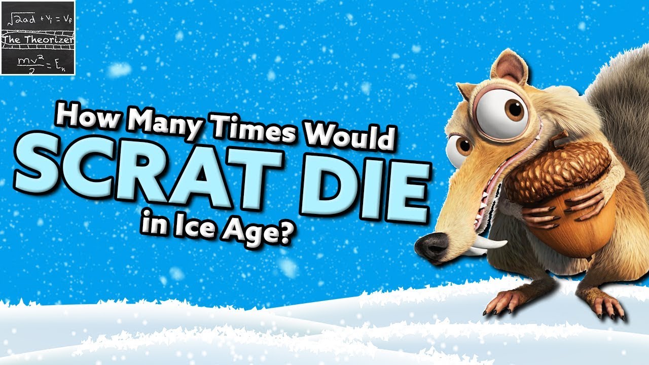 SCRAT: How Many Times Would He DIE in Ice Age? - YouTube