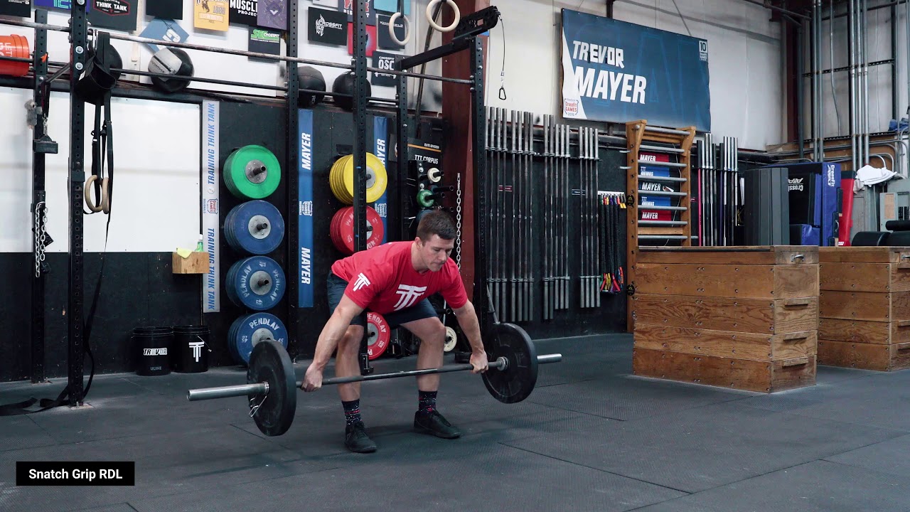 Snatch Grip RDL | TTT Exercise Index - YouTube