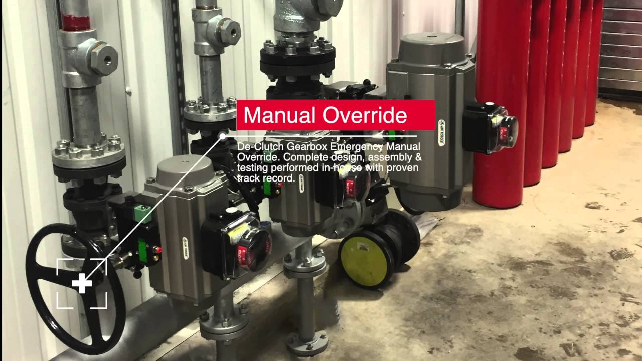 Aluminium Plant Actuated Ball Valves Fire Protection - YouTube