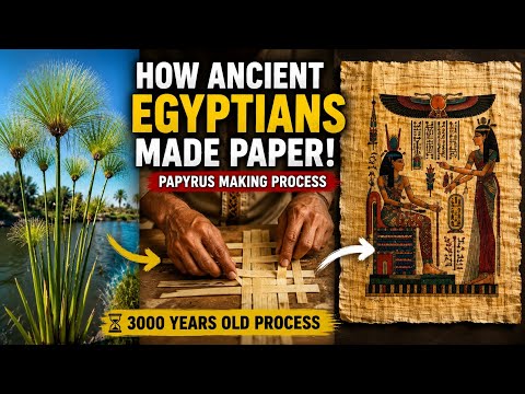 How Ancient Egyptians Made Paper | Papyrus Making Process in Egypt | Museum Tour