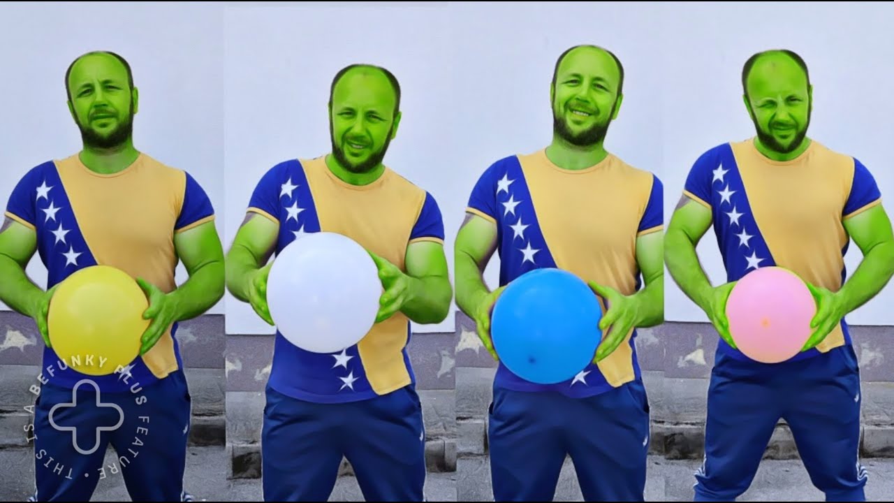 Hulk Attack With Ballons - YouTube