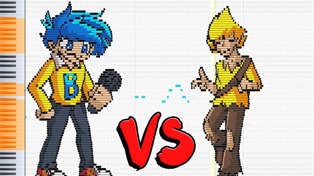 Vs Bob and Bosip on the piano (Friday Night Funkin mod) - YouTube