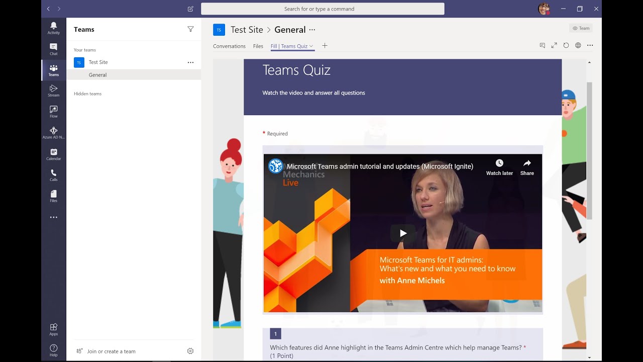 How to make Quiz on Microsoft Teams for Student with detail.Teacher ...