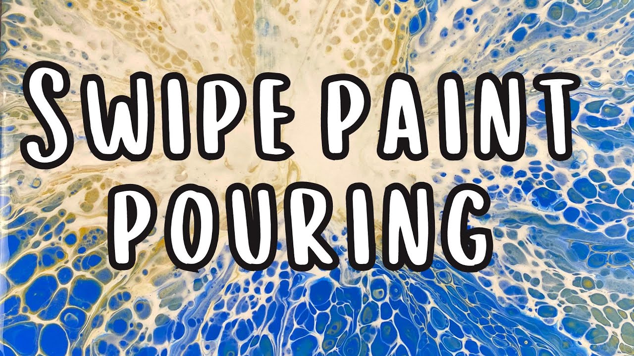 The Center-Swipe Paint Pouring Trend - Is It Worth the Hype? - YouTube