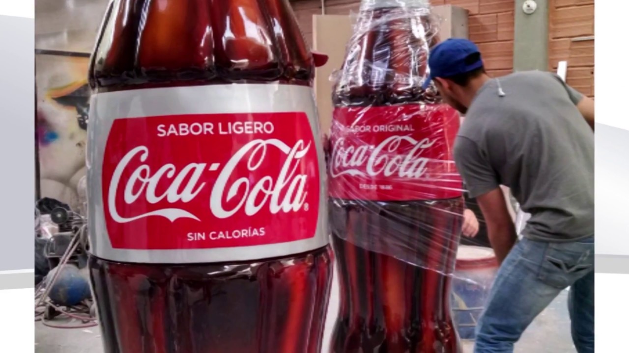 Dummie de Botella Coca-Cola para Activación BTL - YouTube