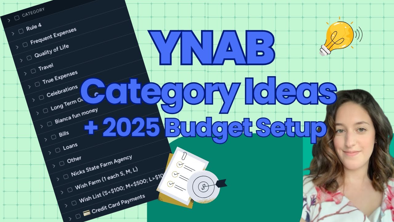 My YNAB Categories + 2025 Budget Setup | Budget with Bianca (re-upload) - YouTube