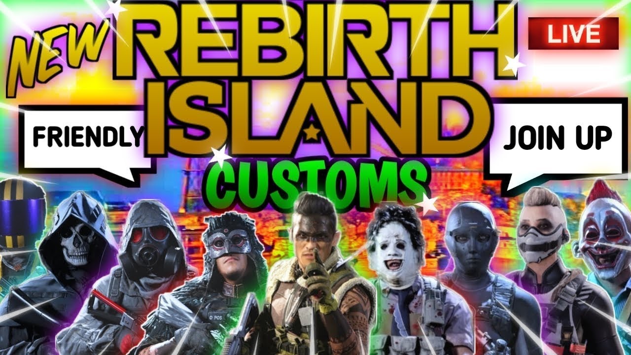 COD WARZONE LIVE (Rebirth Custom Lobby) - YouTube