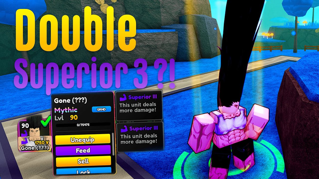 Max Level Evolved Double Superior 3 Gon?! (Roblox Anime Adventures ...