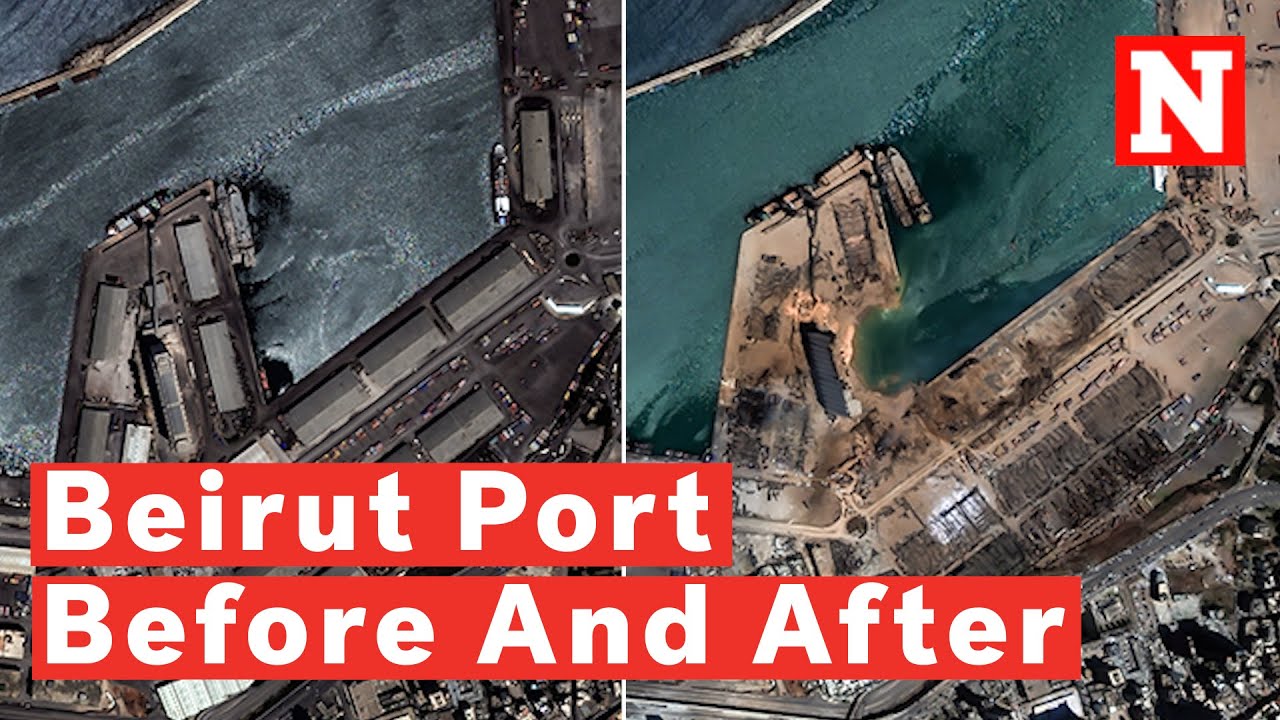 Beirut Explosion: Before And After Photos Of The Port Show Devastation ...