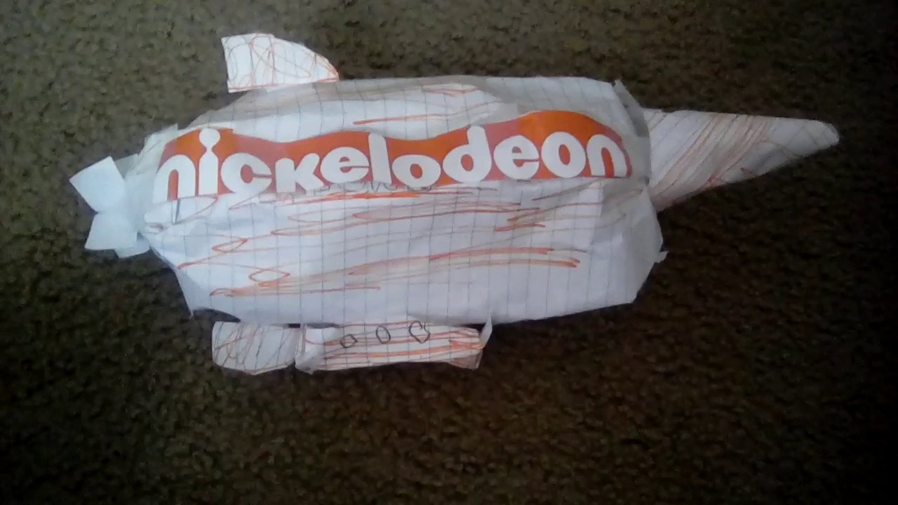 My Paper Nickelodeon Blimp - BSSM - YouTube