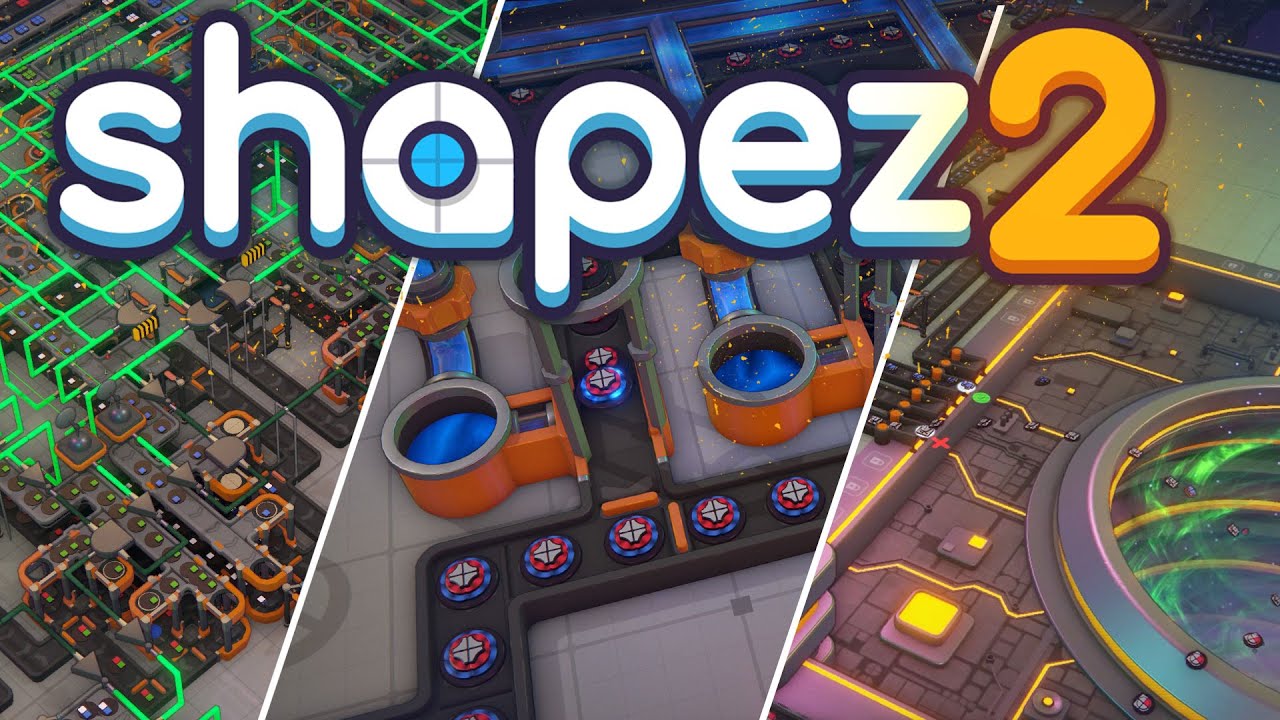 THIS GAME IS A FACTORY BUILDERS DREAM! - SHAPEZ 2 - YouTube