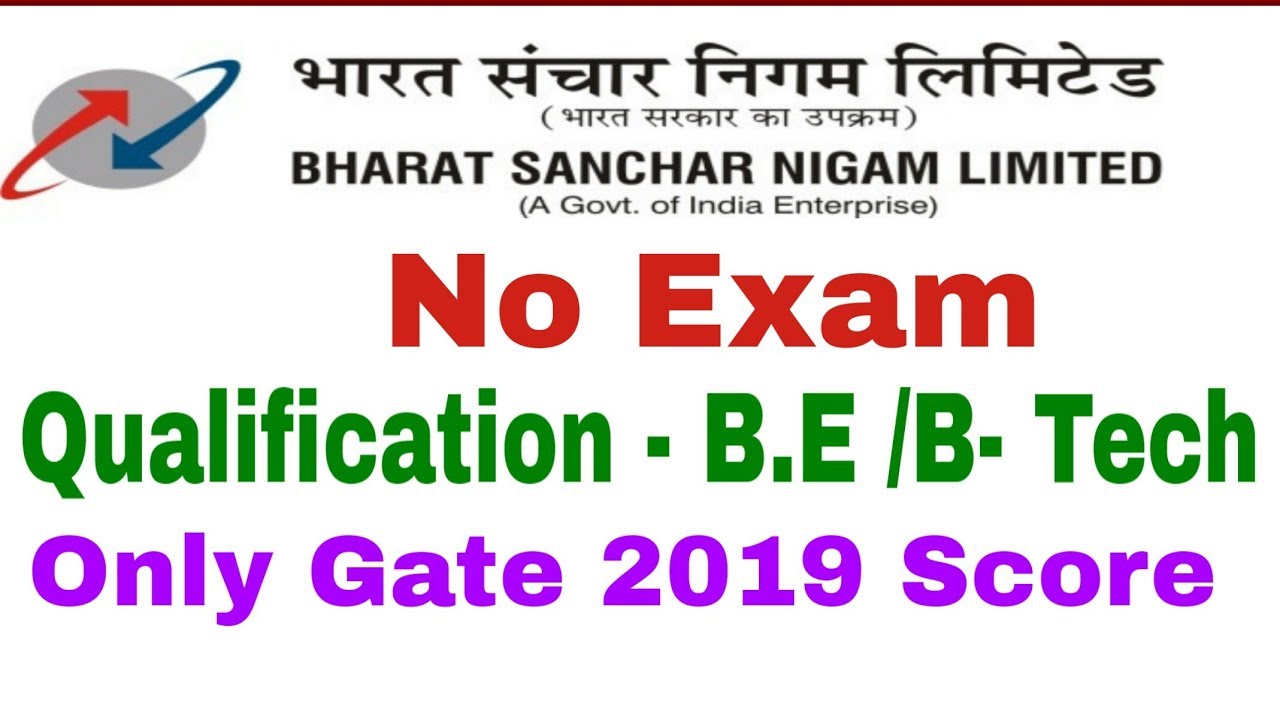 BSNL JTO Post | No Special Exam | Only Gate Score 2019 | Tamil | Matrix ...