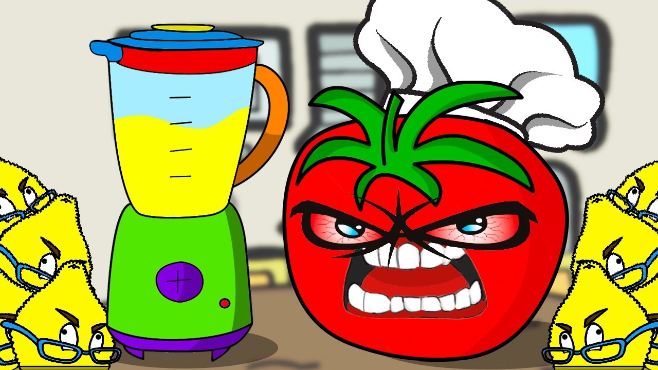 MR LEMONS vs MR TOMATOS Animation FIGHT - YouTube