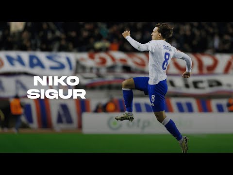 NIKO SIGUR // 21yo Croatian Talent // Goals, Assists & Skills 2025