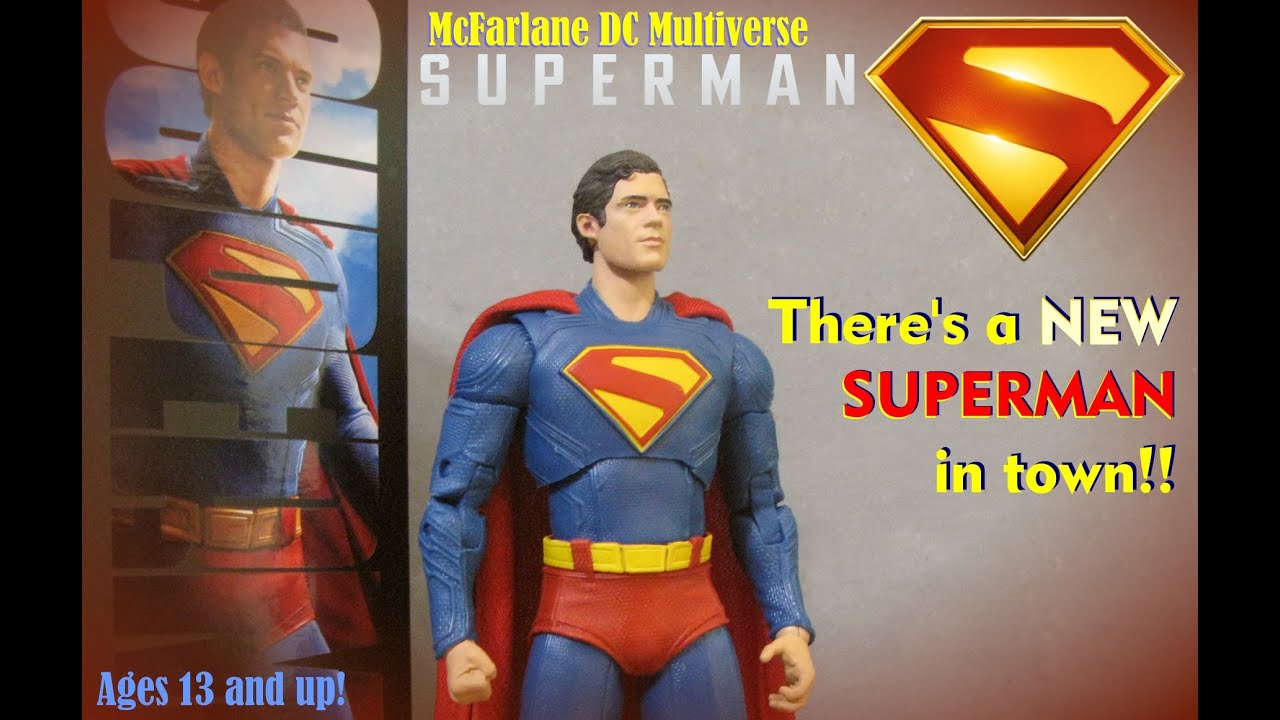 McFarlane DC Multiverse SUPERMAN 2025 Deluxe Figure with Kyrpto the ...